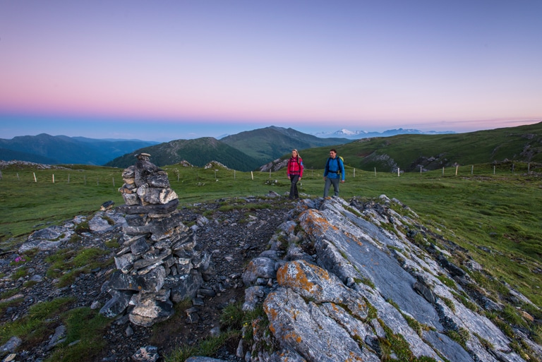 Nockberge-Trail Wanderroute - 8 Etappen durch die Nockberge.